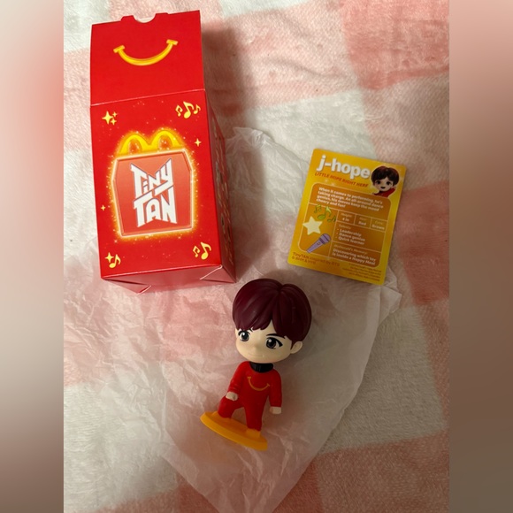 McDonald's | Accents | Mcdonalds Tiny Tan Bts Remix Jhope Figure | Poshmark